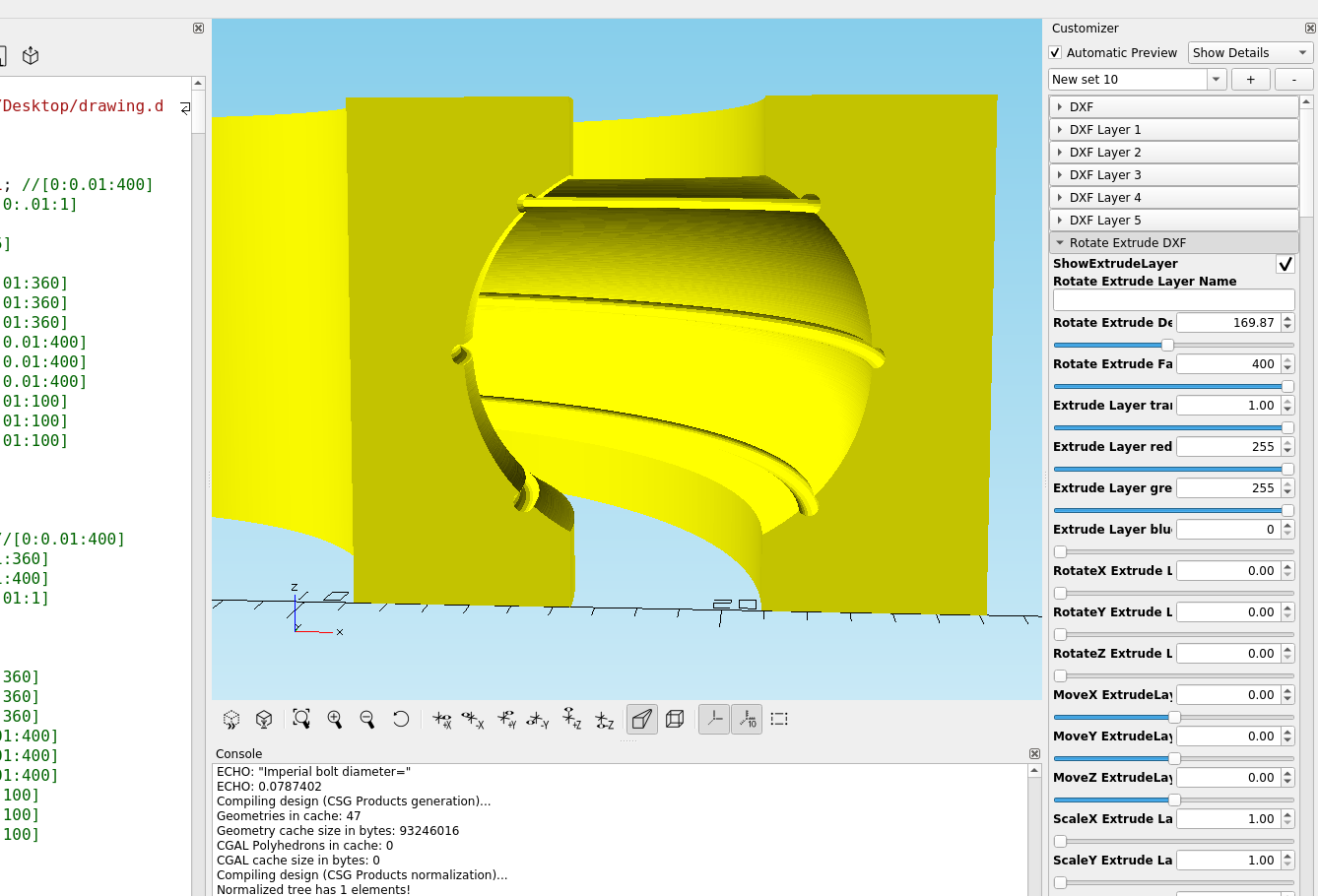 3D Part design with Inkscape and Openscad #36: Designing a bearing with ...