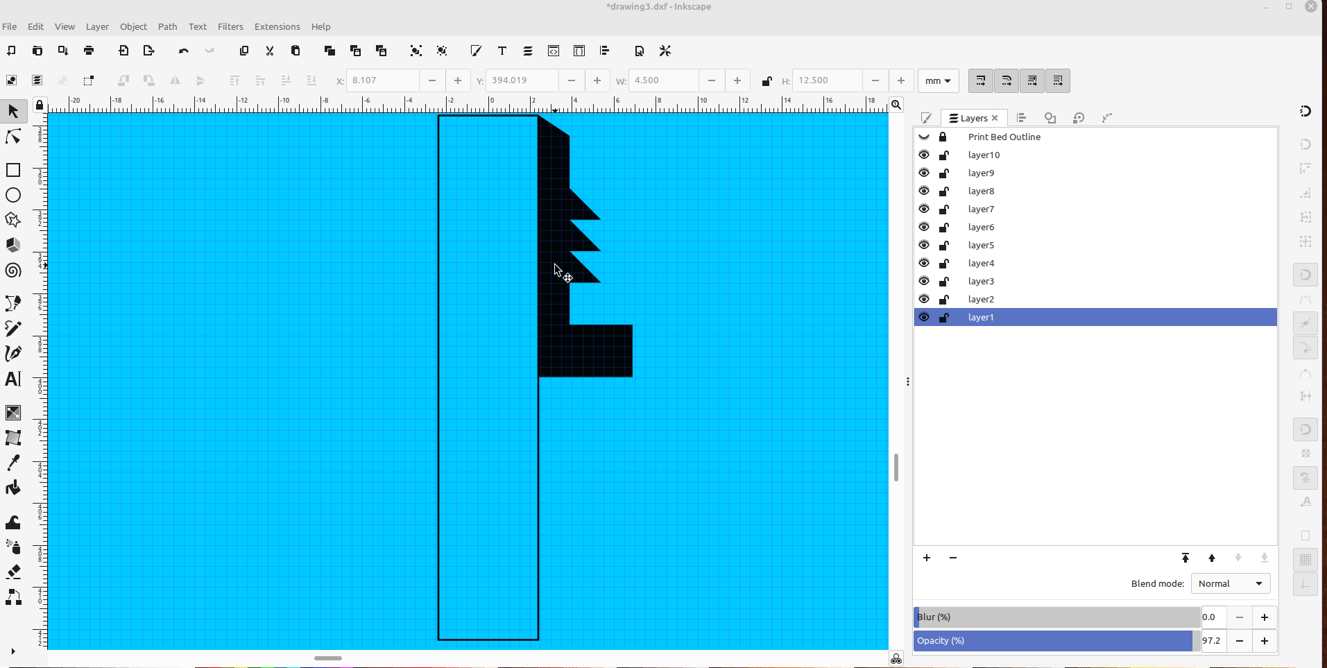 3d part designwith Inkscape and OpenScad #25- Barbed fittings