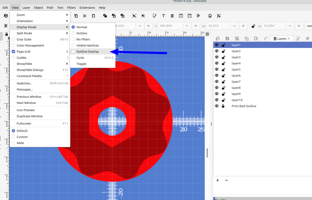 3d Part Design With Inkscape And Openscad 30 Easy Way To Add Accurate