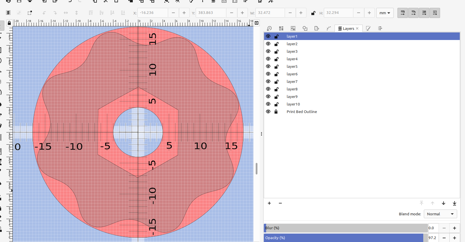 3D part design with Inkscape and OpenScad #30: Easy way to add accurate ...