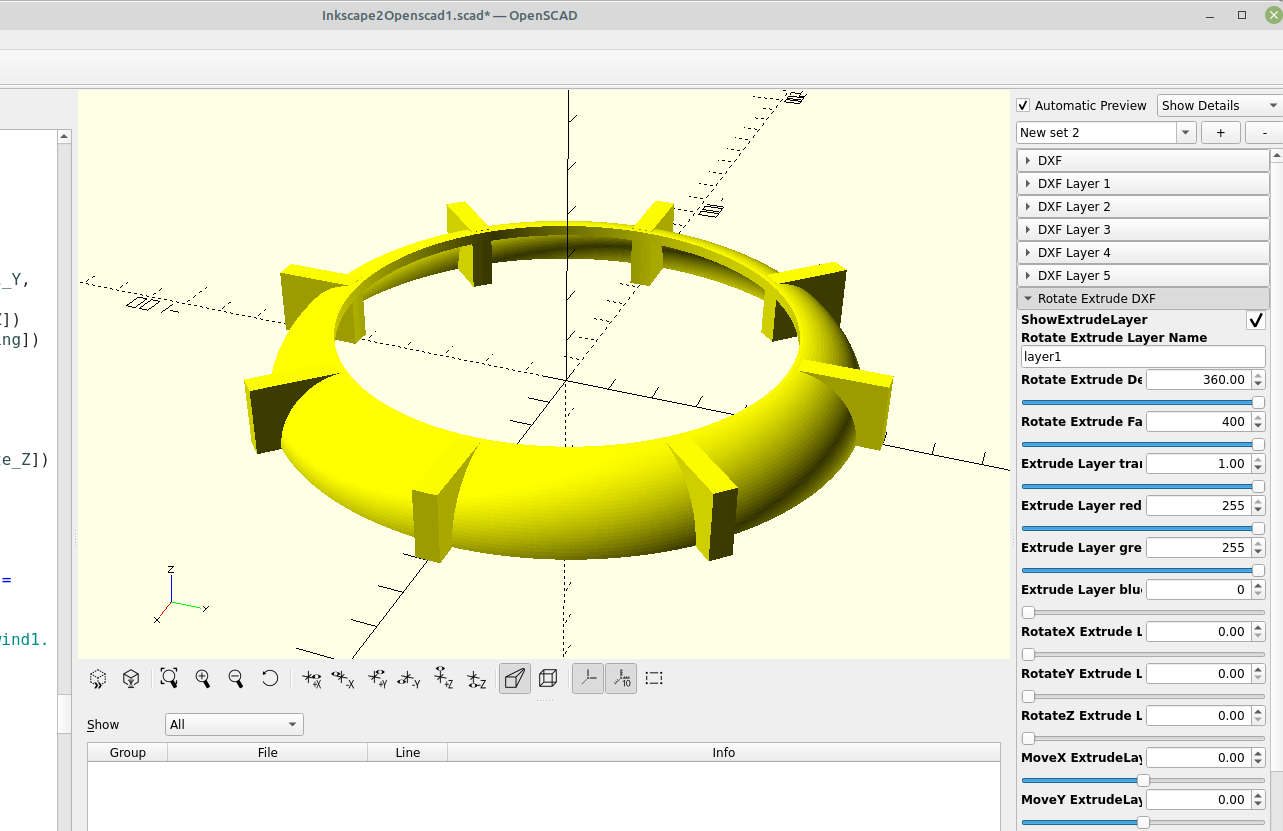 3d part design with Inkscape and Openscad #43: Revisiting the perforate module