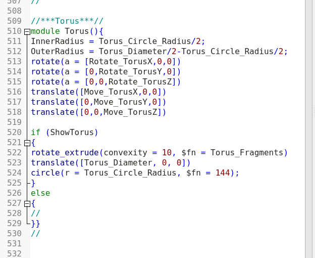 3d Part Design With Inkscape And Openscad Part8 Adding A Torus Function
